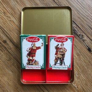 Coca Cola | Holiday | Coca Cola Nostalgia Santa Playing Cards | Poshmark